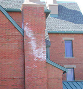 Staining On Chimney - Chimney Inspection & Waterproofing